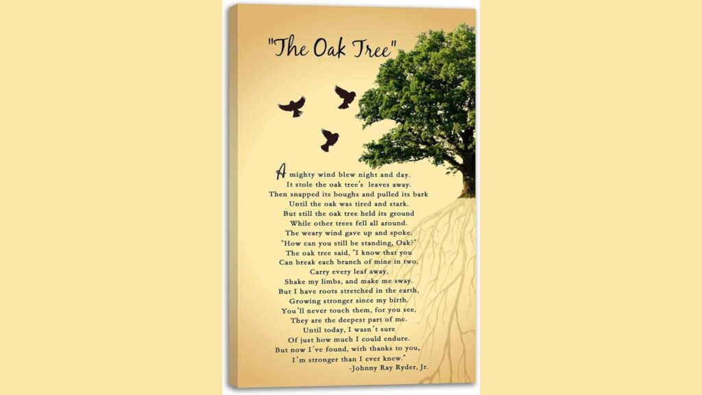 The Oak Tree Poem: Meaning, Lines & Life Lessons - RememberedLore