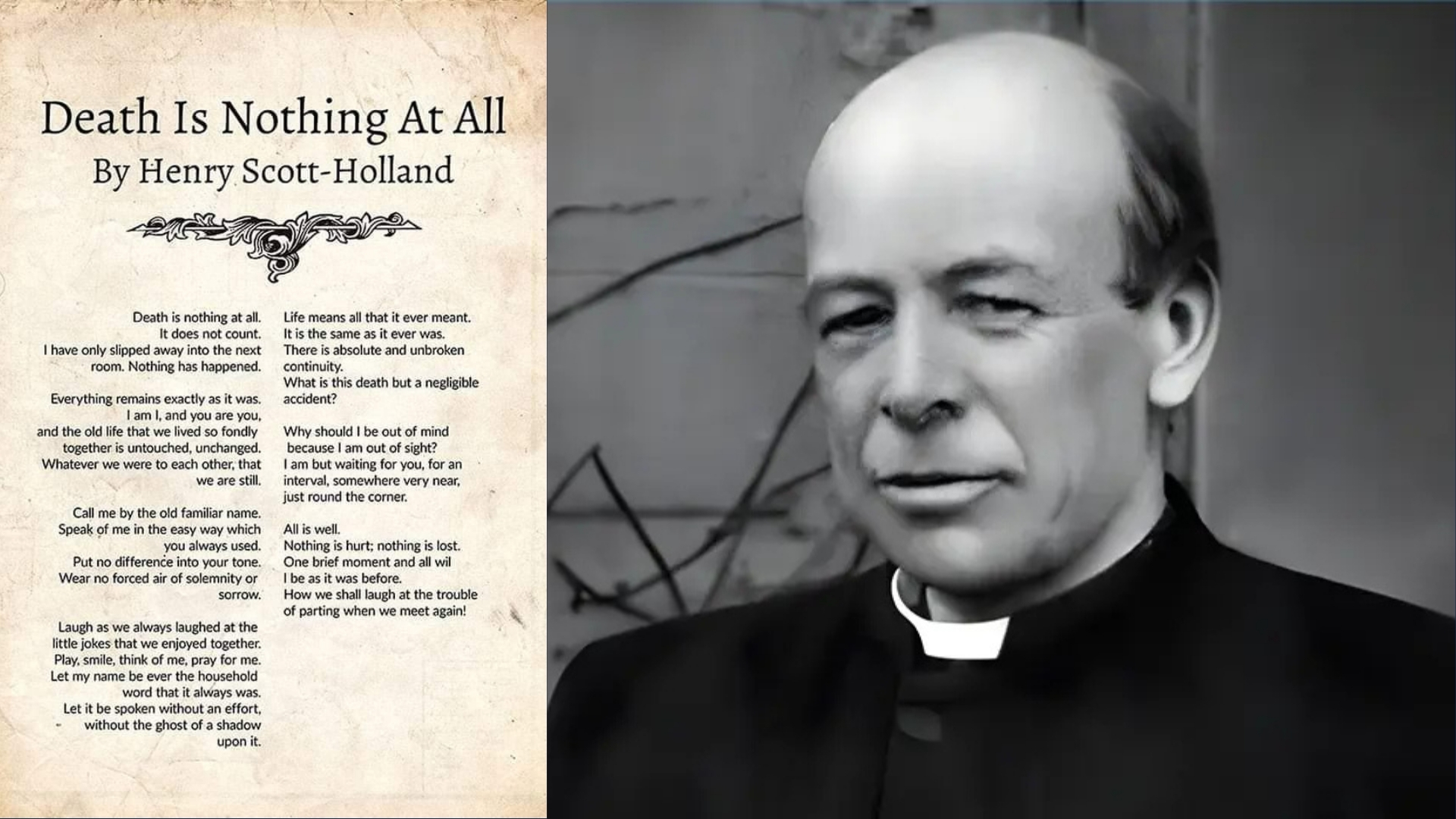 Death Is Nothing at All Poem by Henry Scott Holland - RememberedLore