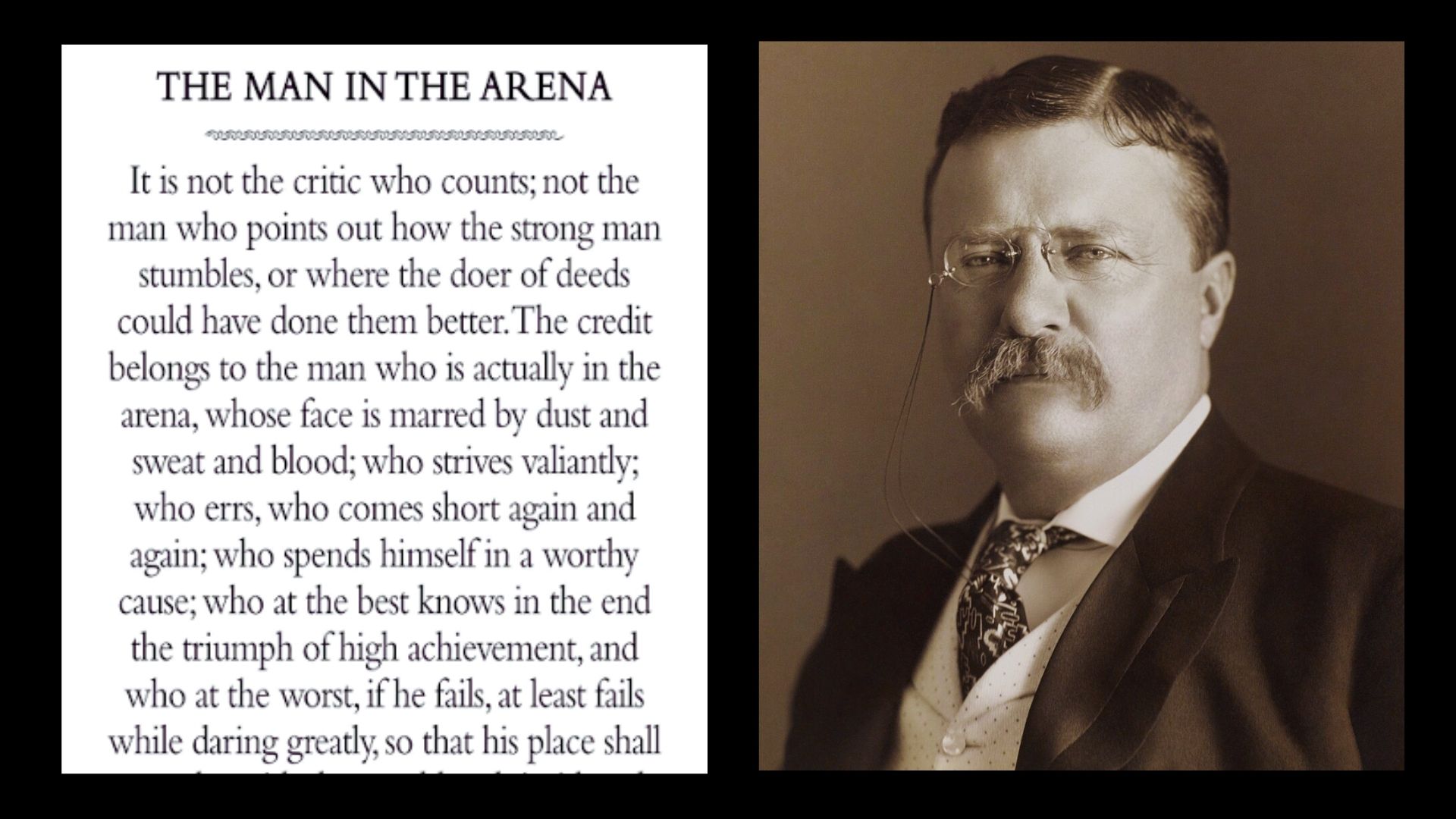 Man in the Arena Poem: Themes and Why It Still Matters - RememberedLore