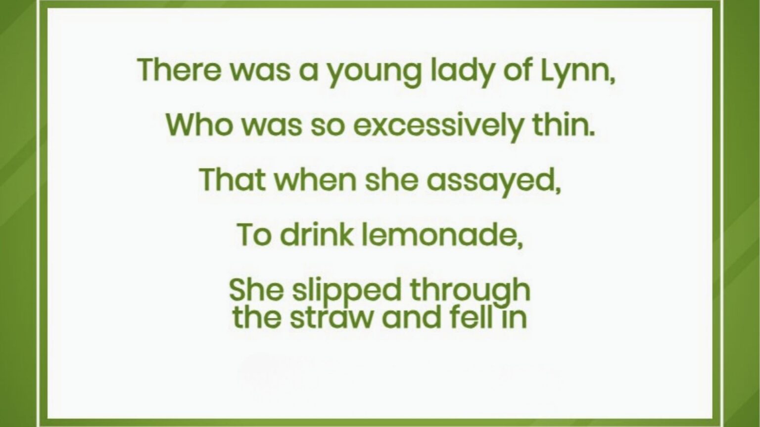 15 Classic Limerick Poem Examples for Readers - RememberedLore